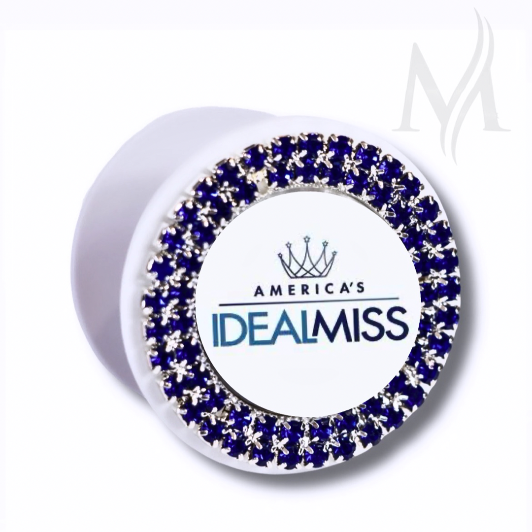 Americas Ideal Miss crystal pop socket | MB Designs LLC.